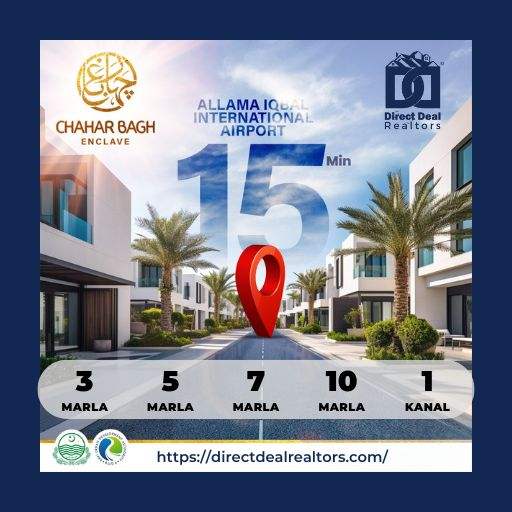 Direct Deal Realtors » Chahar Bagh Enclave 10 Marla Corner Plot for ...