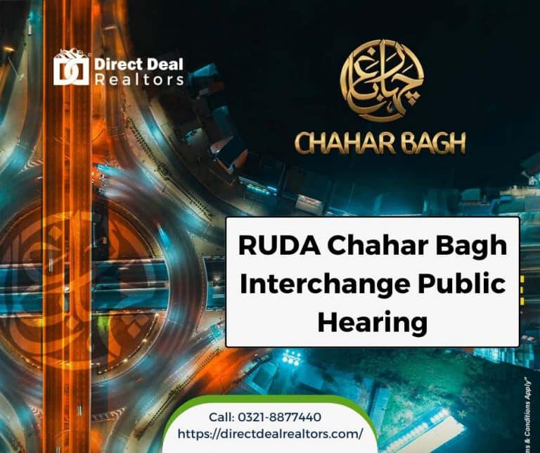 Direct Deal » RUDA Conducts Public Hearing for Chahar Bagh Interchange ...