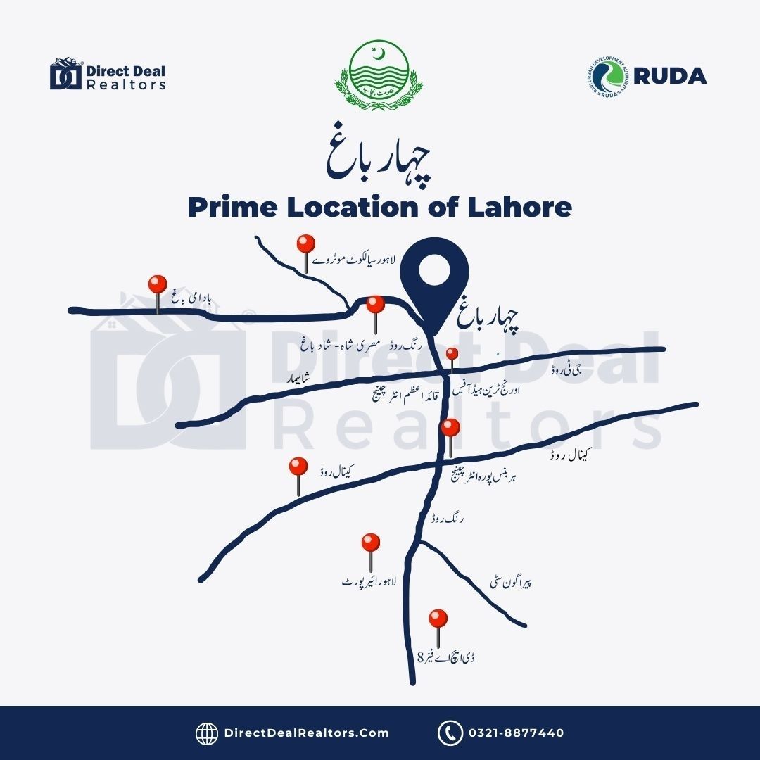Direct Deal » Chahar Bagh Enclave Lahore Prices | 100% Approved ...